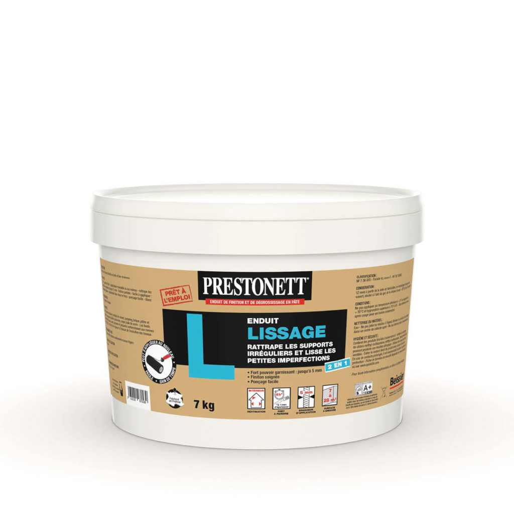 PRESTONETT L Pâte : enduit de finition et dégrossissage en pâte - Beissier